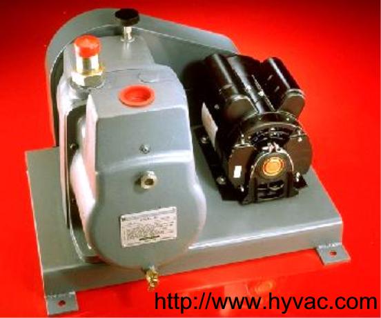 FlouroVac Vacuum Pump Spec Chart